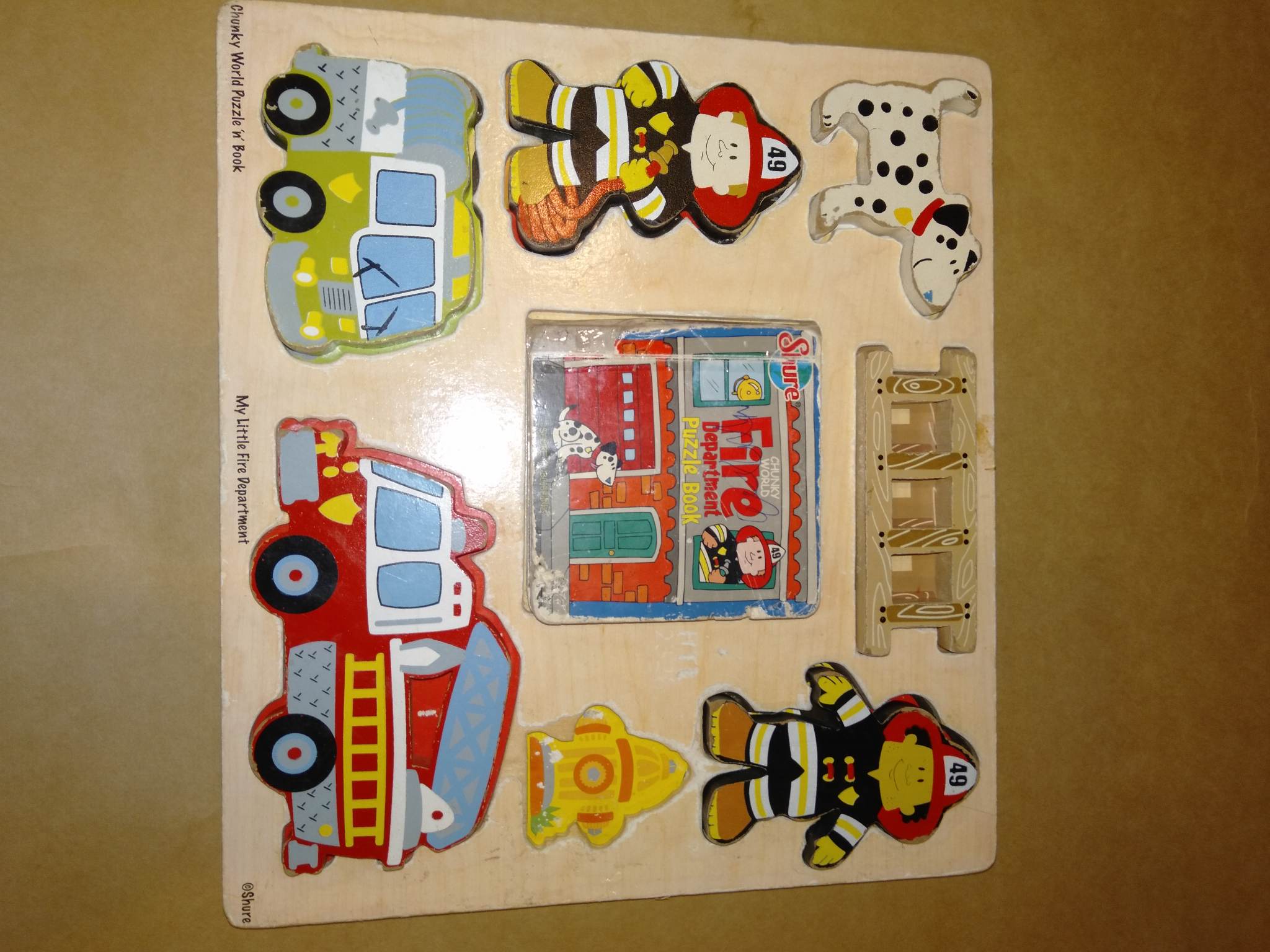 My Little Fire Department Puzzle and Book